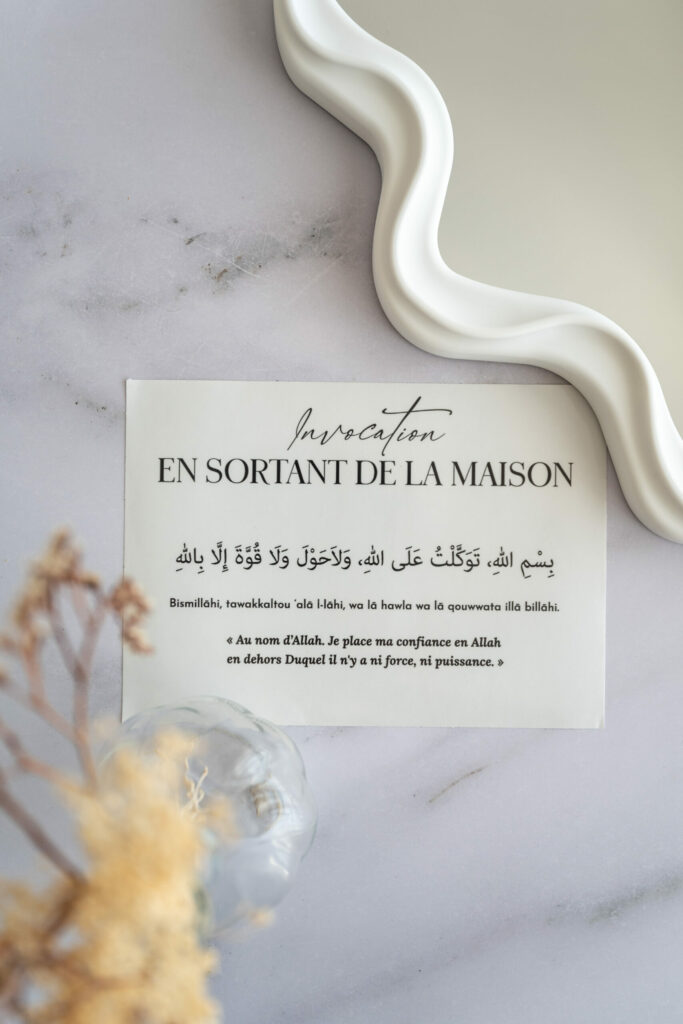 STICKERS TRANSPARENT • Invocation en sortant de la maison • Autocollant ...